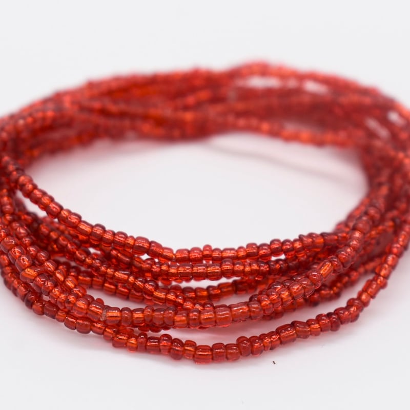 Red Beaded Bracelet - Etsy