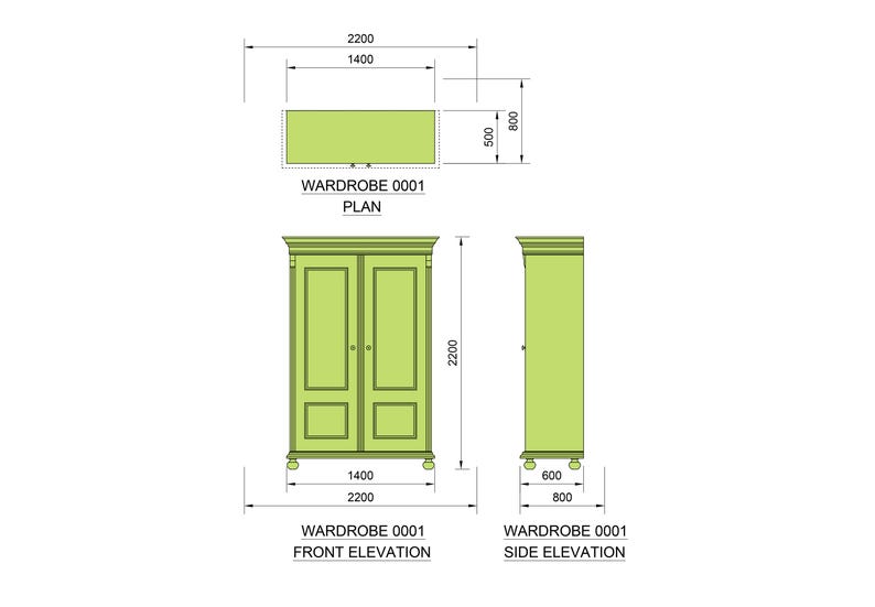 Interior Design Architecture Autocad Smart Blocks, Farmhouse Modern ...