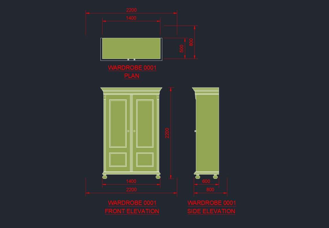 Interior Design Architecture Autocad Smart Blocks, Farmhouse Modern ...
