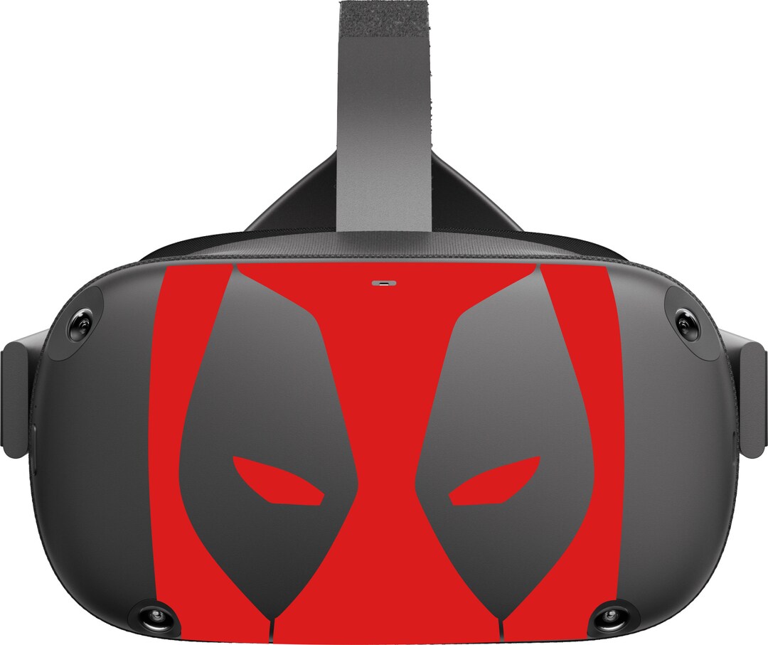 Meta Quest the Deadpool Visor Sticker - Etsy