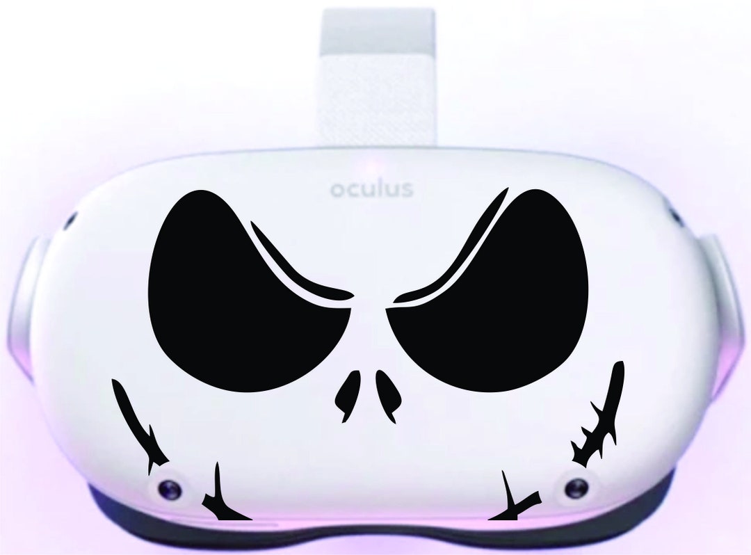 Meta Quest 1 & 2 Jack Skellington Visor Sticker - Etsy