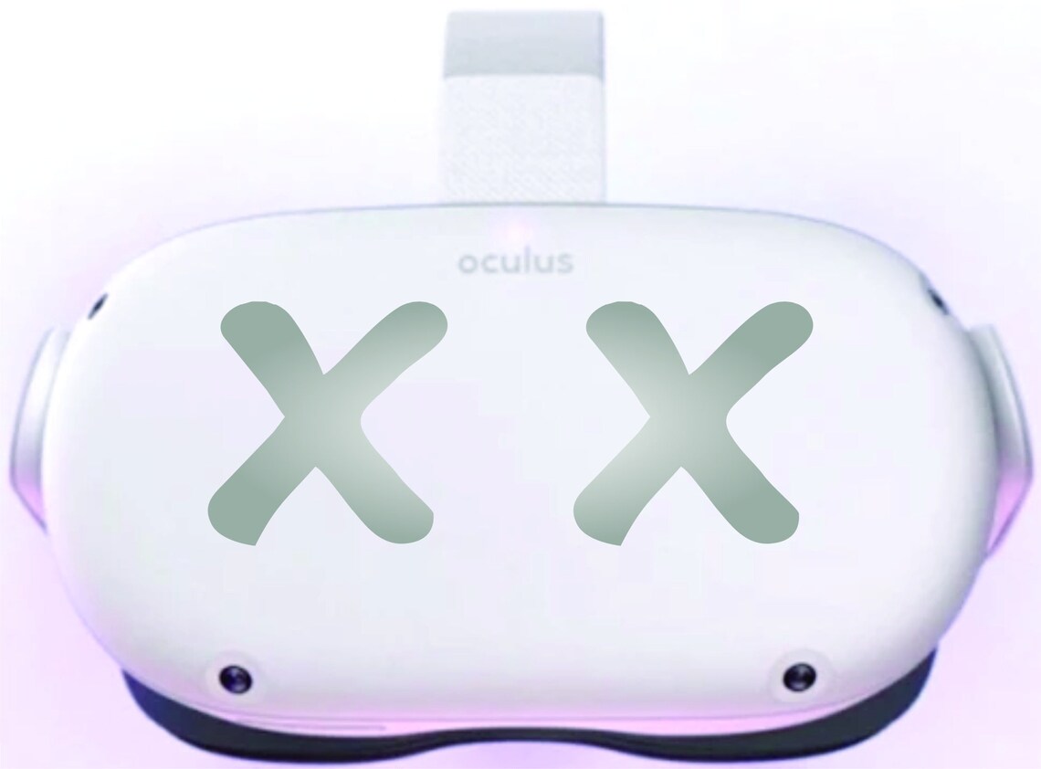 Meta Quest 2 Dead Eyes Visor Sticker - Etsy