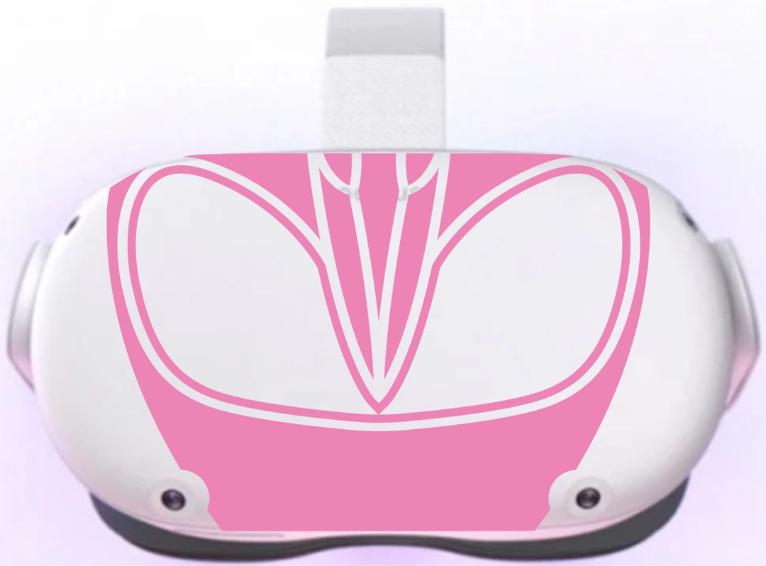 Meta Quest 2- Pink Ranger Visor Sticker - Etsy