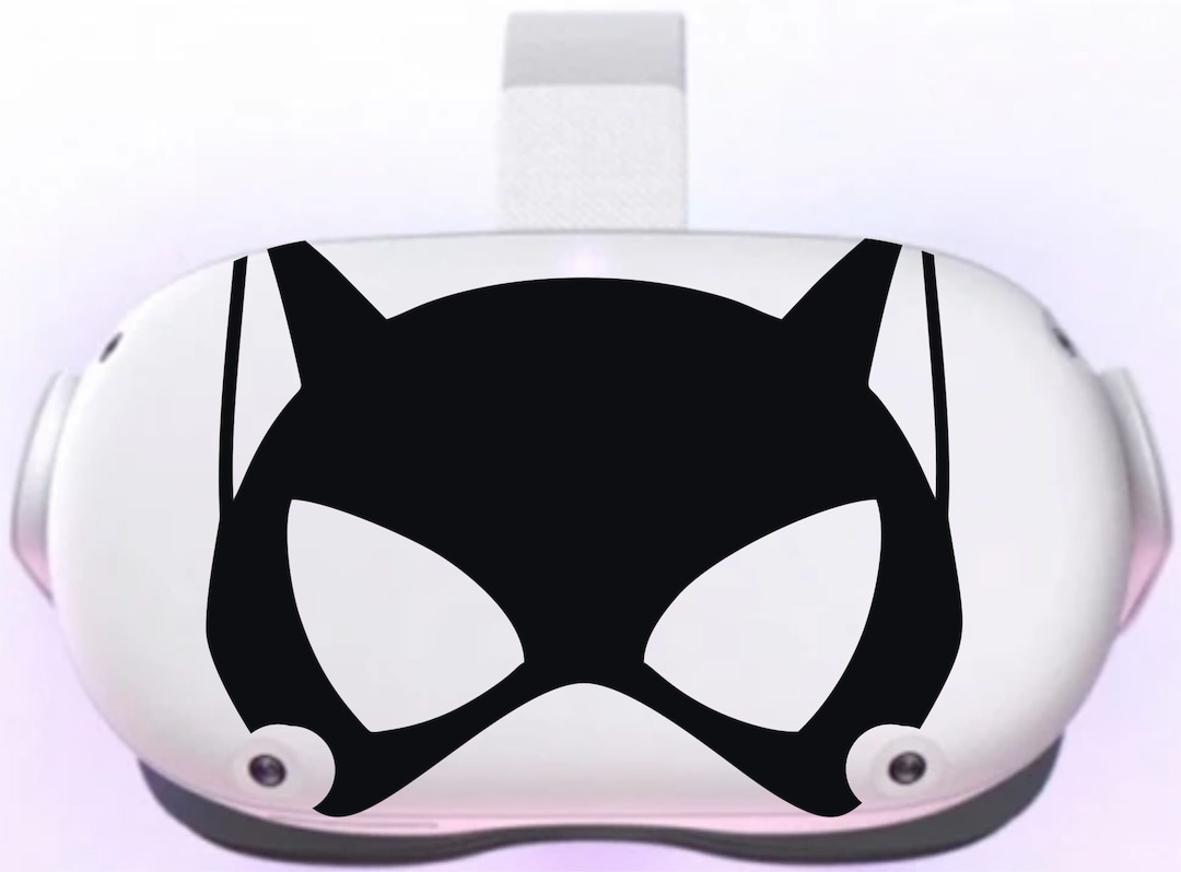 Meta Quest 2 - Cat Woman Visor Sticker - Etsy