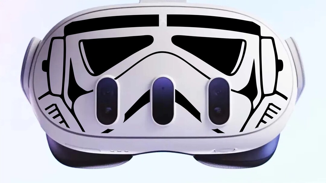 Meta Quest 3 - Stormtrooper Visor Sticker - Etsy