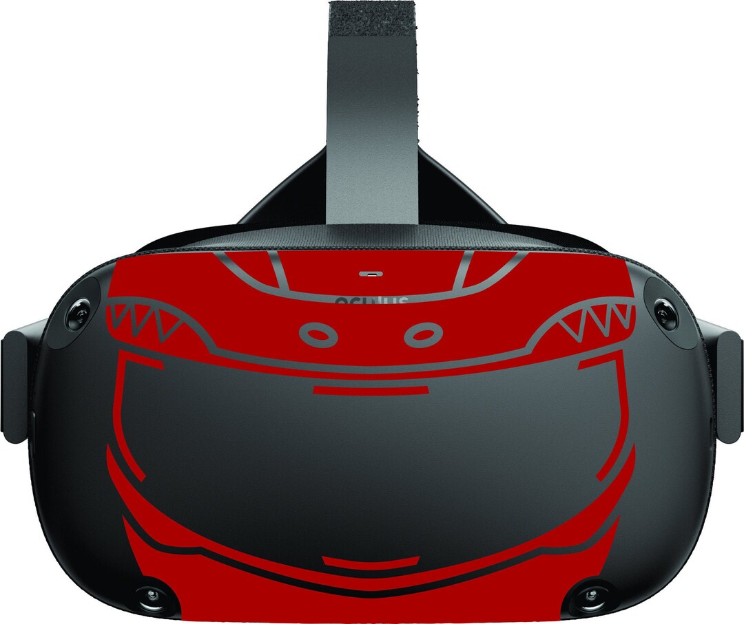 Meta Quest - Red Ranger Visor Sticker - Etsy