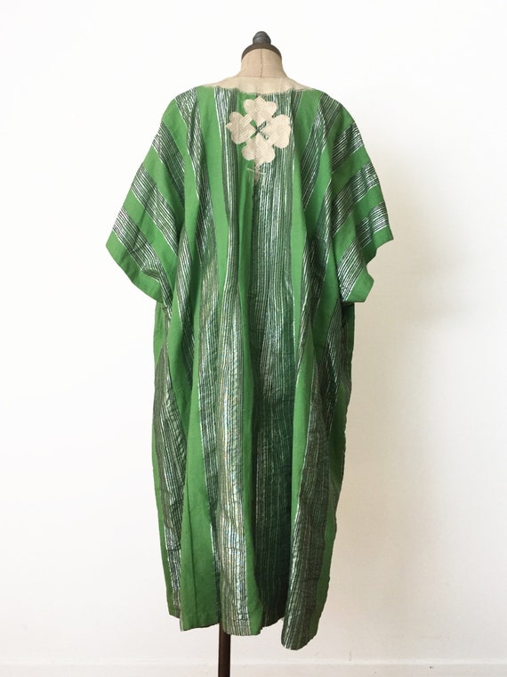 Vintage Traditional African Embroidered Cotton Grand … - Gem