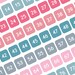 Pink 1 to 100 Number Chart Poster, Counting Numbers Educational Poster ...