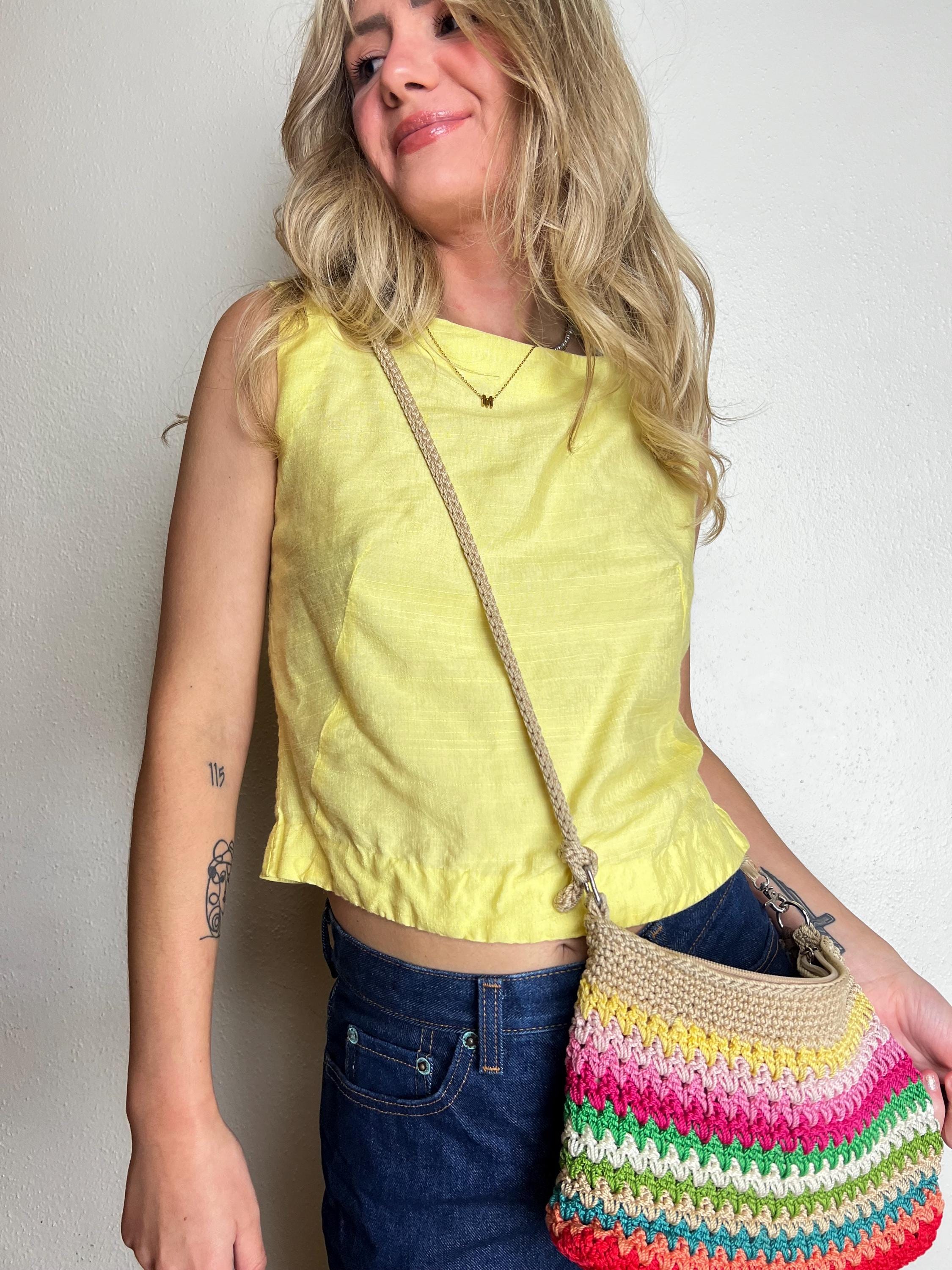 Vintage Yellow Sleeveless Top - Etsy