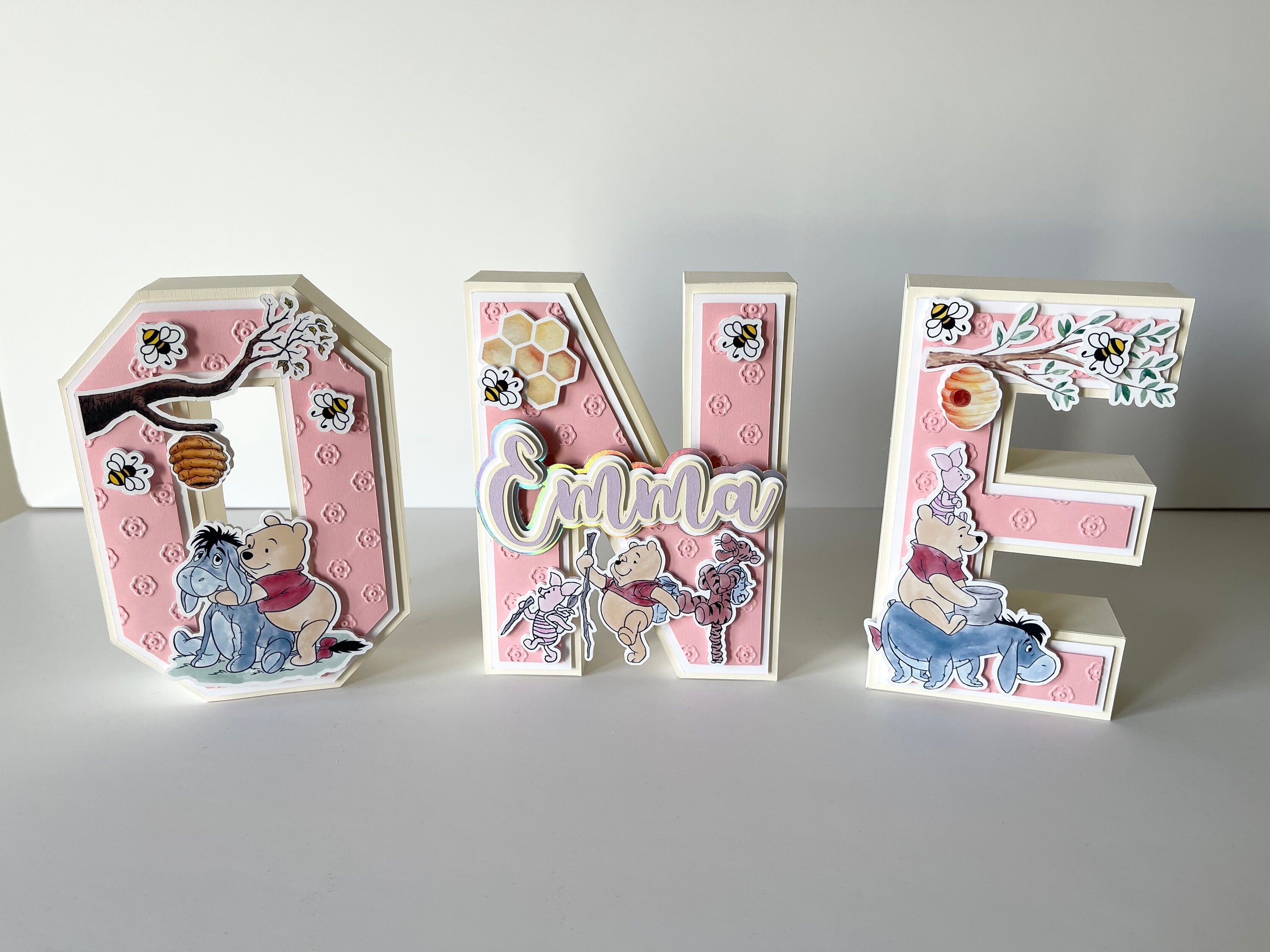 Super Cute High Quality O-N-E 3D Letter Boxes With Woodland Theme ...