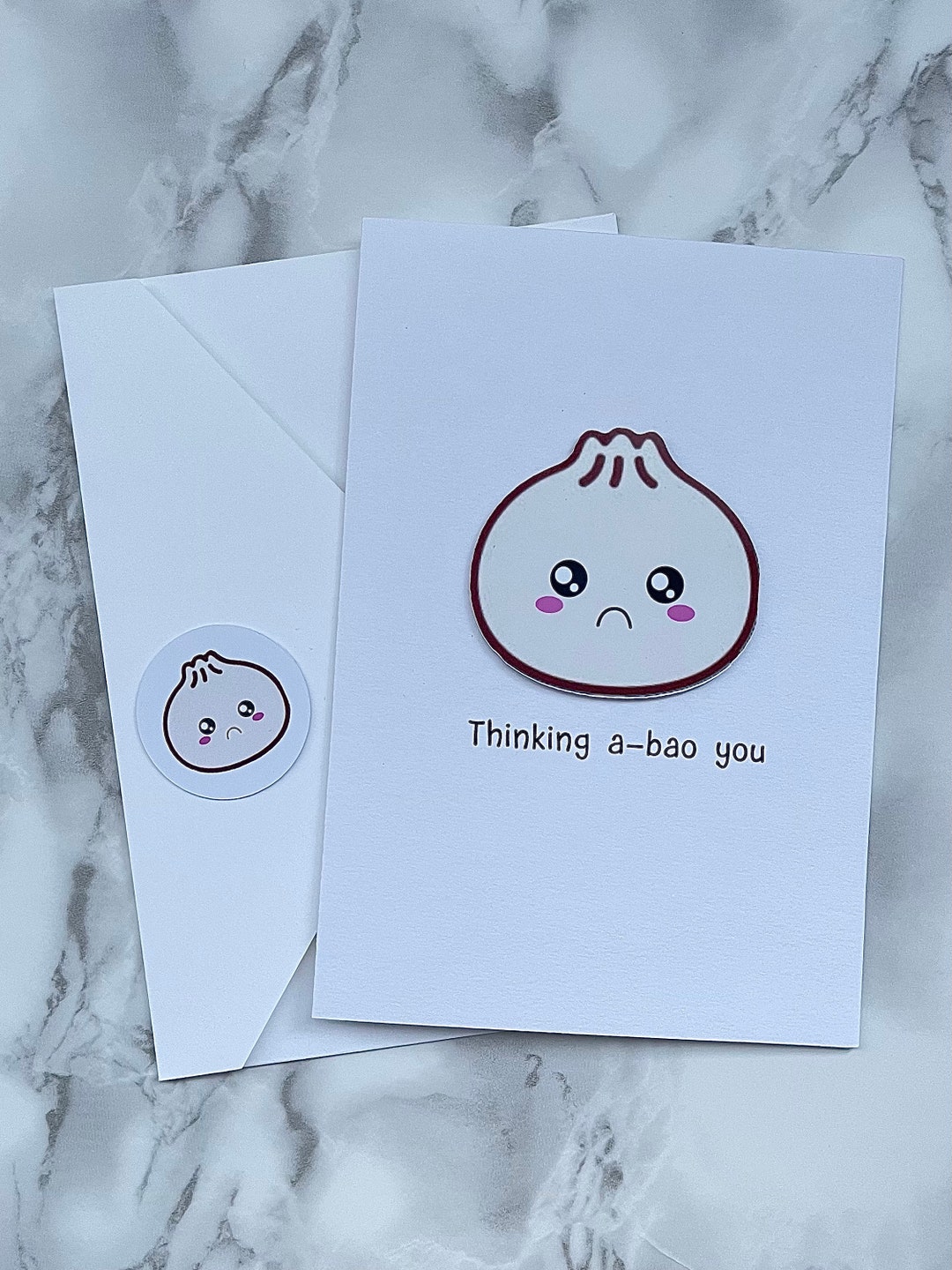 Valentines Bao Pun Card Funny Card Love Card Sweet Card - Etsy