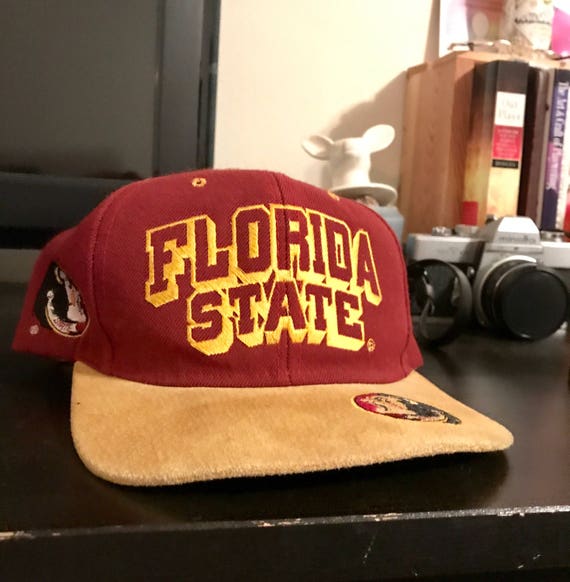 VINTAGE FSU Football Baseball Hat Adult Small / Kids - Etsy