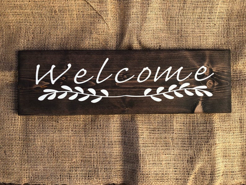 Wedding Welcome Sign Rustic Wedding Decor Outdoor Use - Etsy