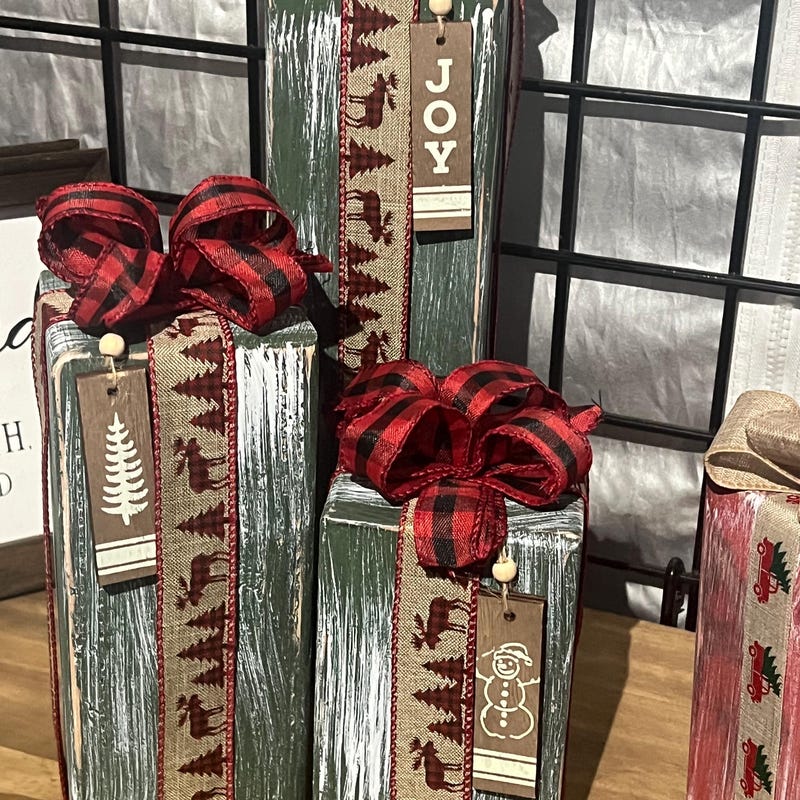 Christmas Blocks - Etsy