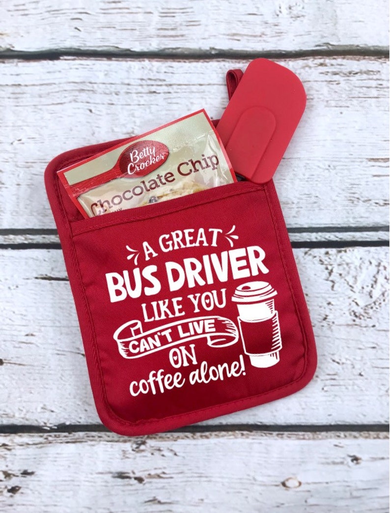 Bus Driver Christmas Gift Appreciation Custom Pot Holder | Etsy