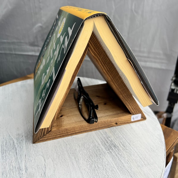 Triangle Book Holder - Etsy