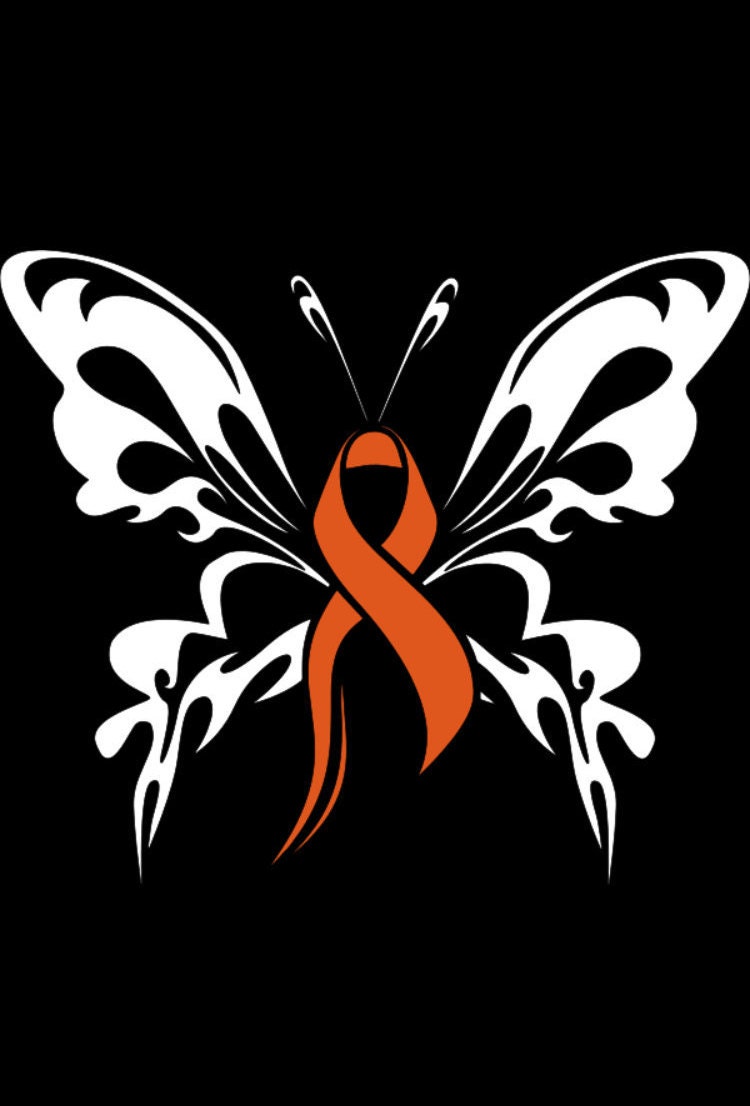 Leukemia Ribbon Butterfly