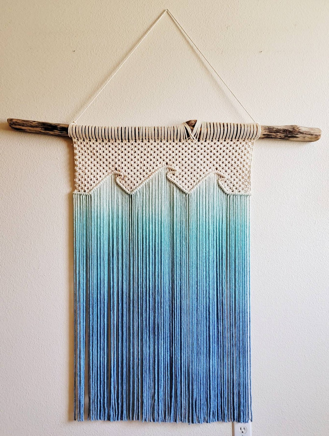 Large Macrame Beach Wave Ocean Wall Hanging - Etsy