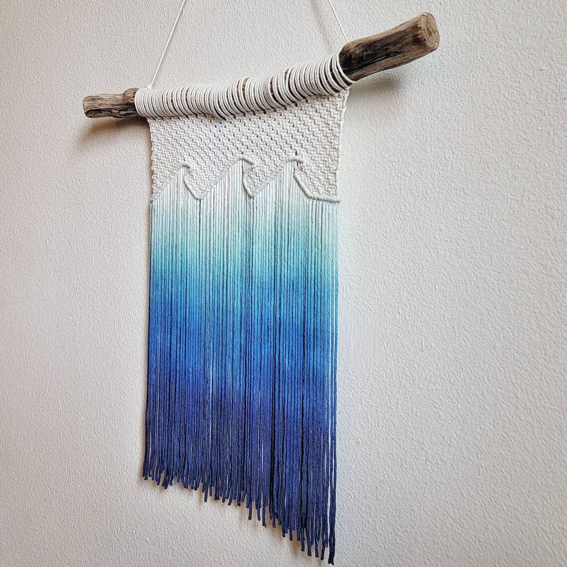 Triple Ocean Wave Macrame Wall Hanging - Etsy