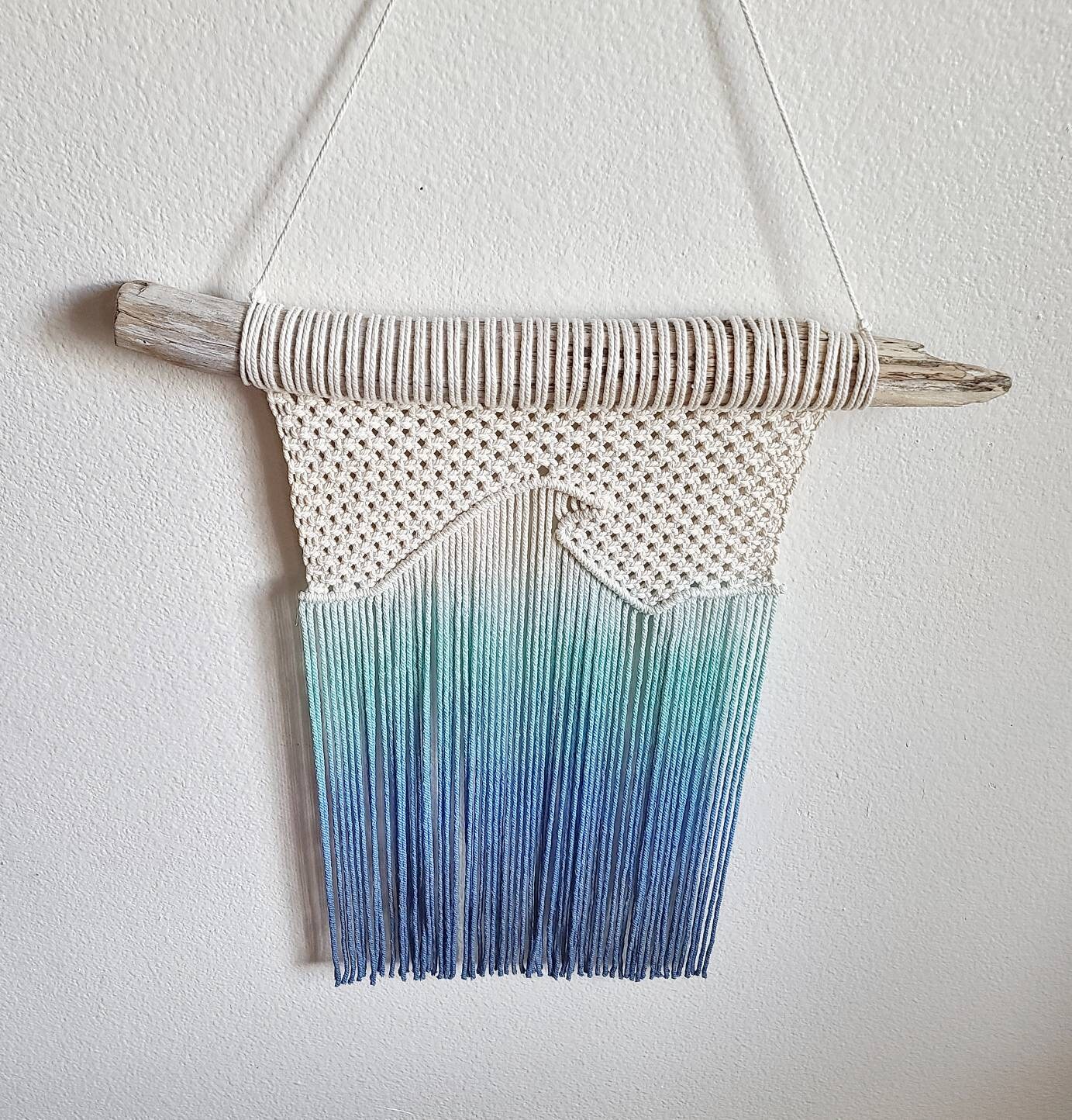 Macrame wave wall hanging beach decor boho ocean decoration | Etsy