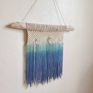 Triple Ocean Wave Macrame Wall Hanging - Etsy