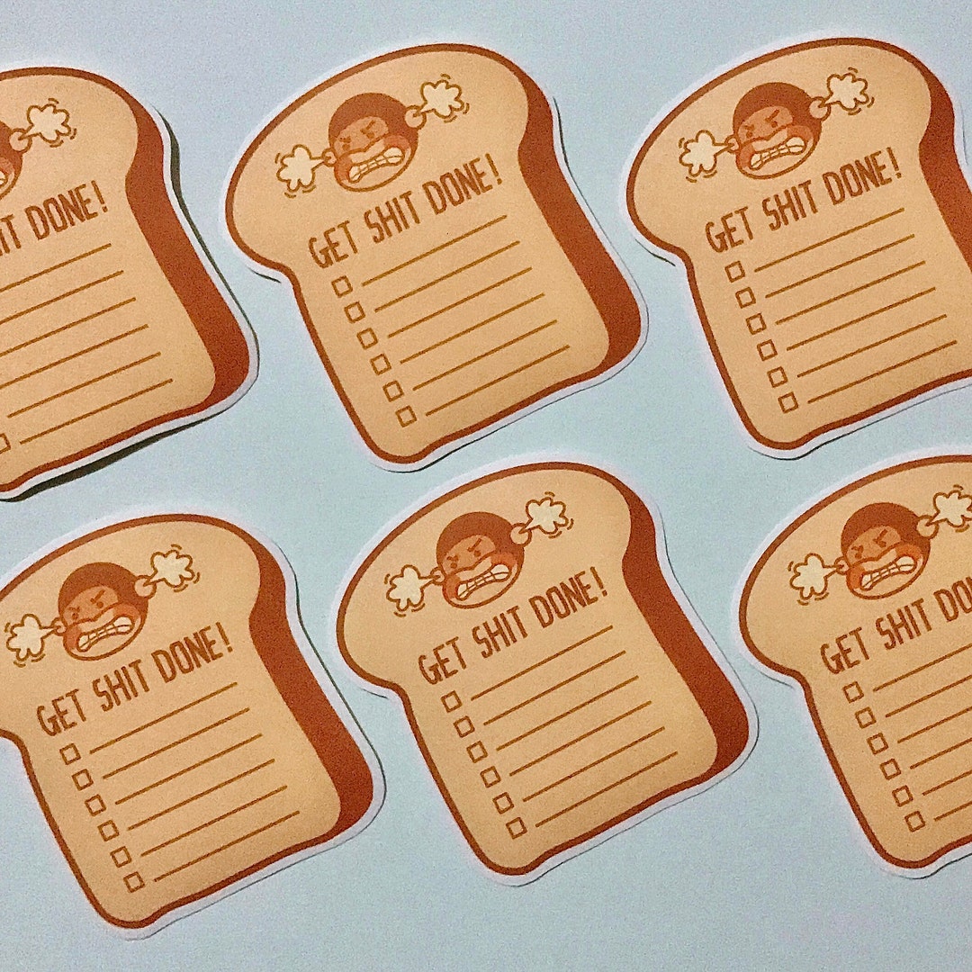 Angry Monkey Bujo Sticker to Do List Set - Etsy