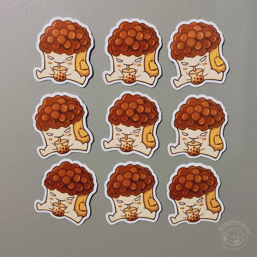 Jumbo Sticker! Stinky Tofu Drinking Boba! 2 Inches | Laminated - Etsy