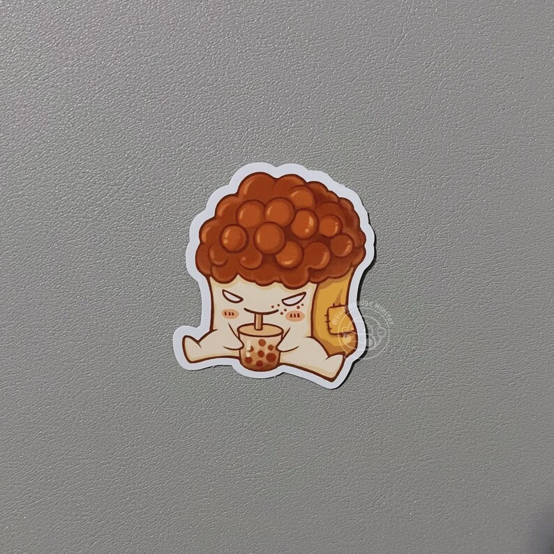 Jumbo Sticker Stinky Tofu Drinking Boba 2 Inches Laminated - Etsy