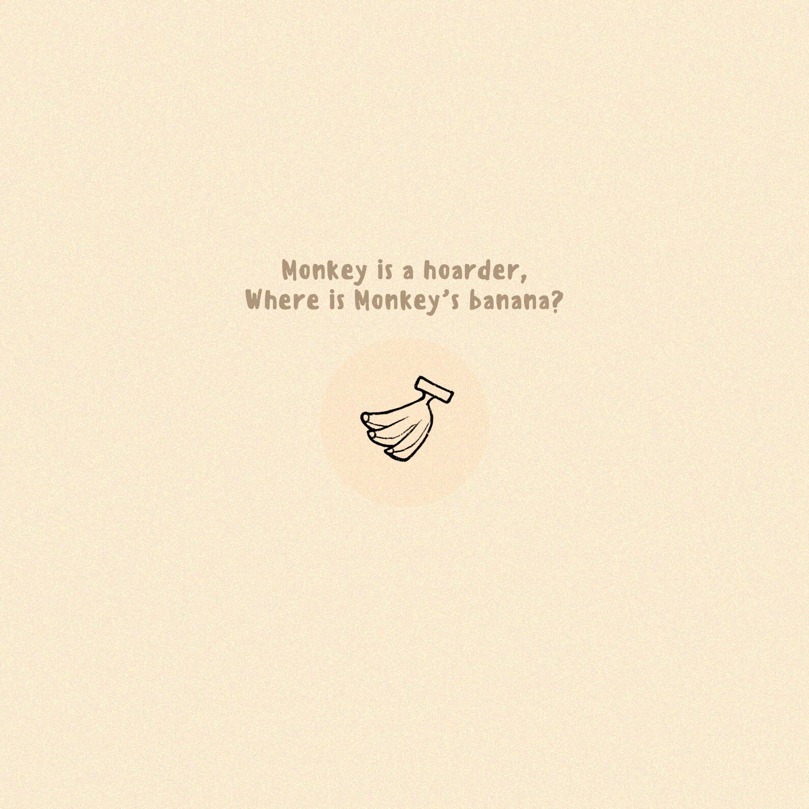 Monkey is A Hoarder Adult Coloring Digital Coloring Coloring Page ...