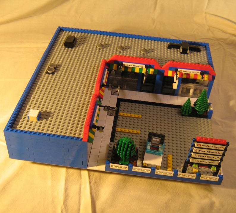 Shopping Mall Building Instructions Use Your Own Legos to Build This ...
