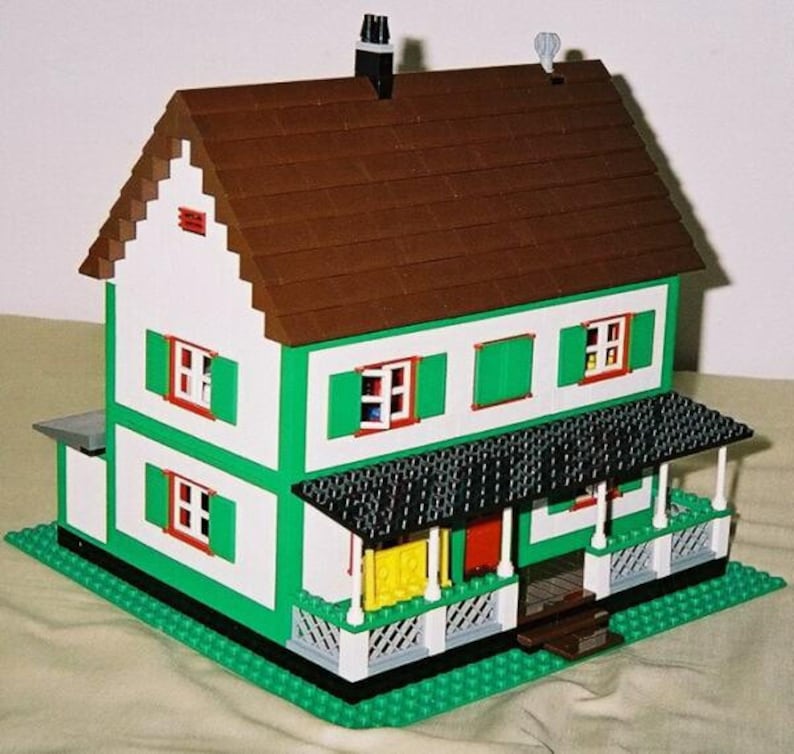 Farmhouse Building Instructions - Use Your Own Legos to Build This ...