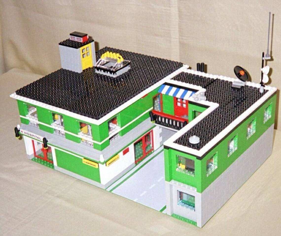Ziekenhuis bouwinstructies - uw eigen LEGO stukken gebruiken om deze ...