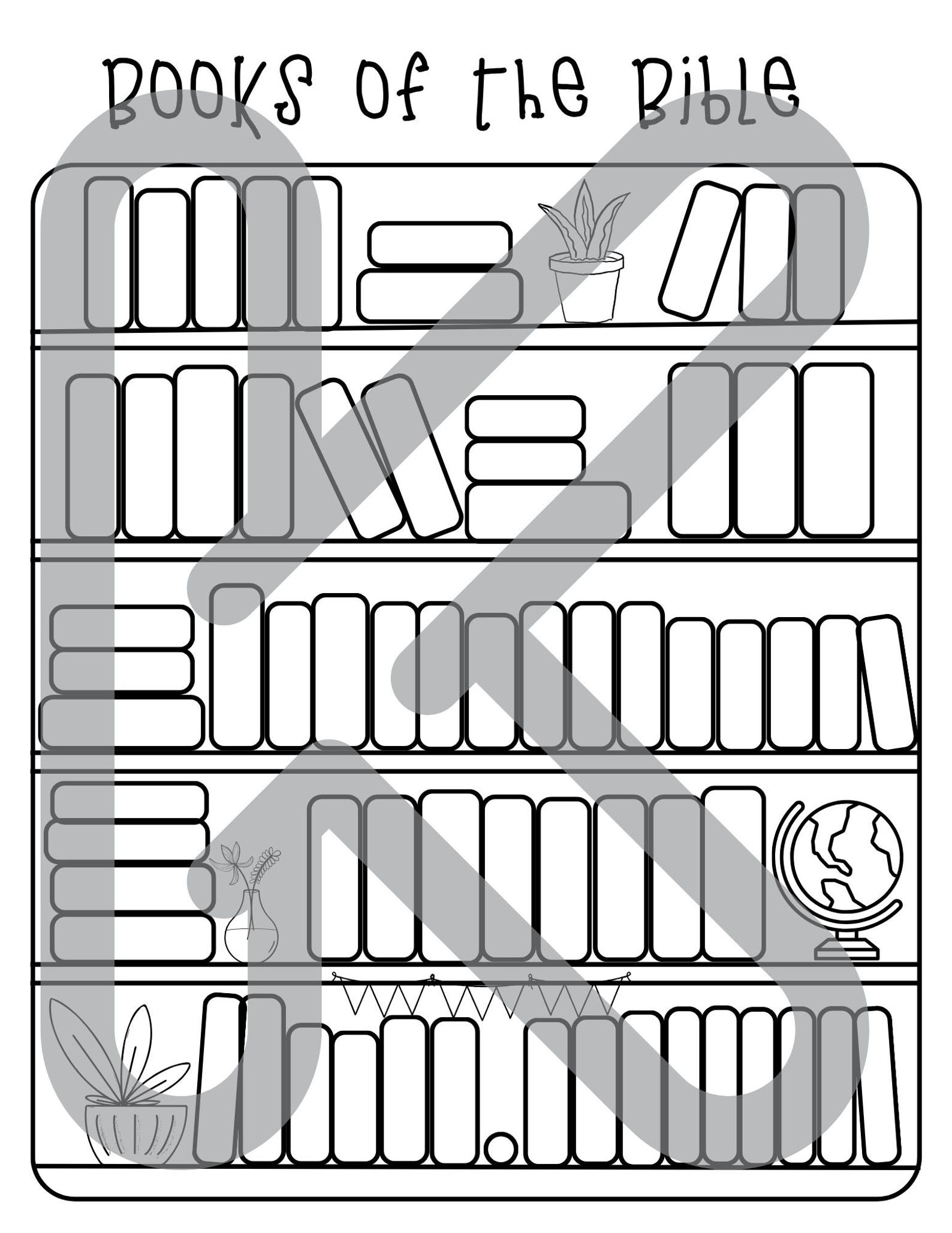Books of the Bible Fill in the Blank - Etsy