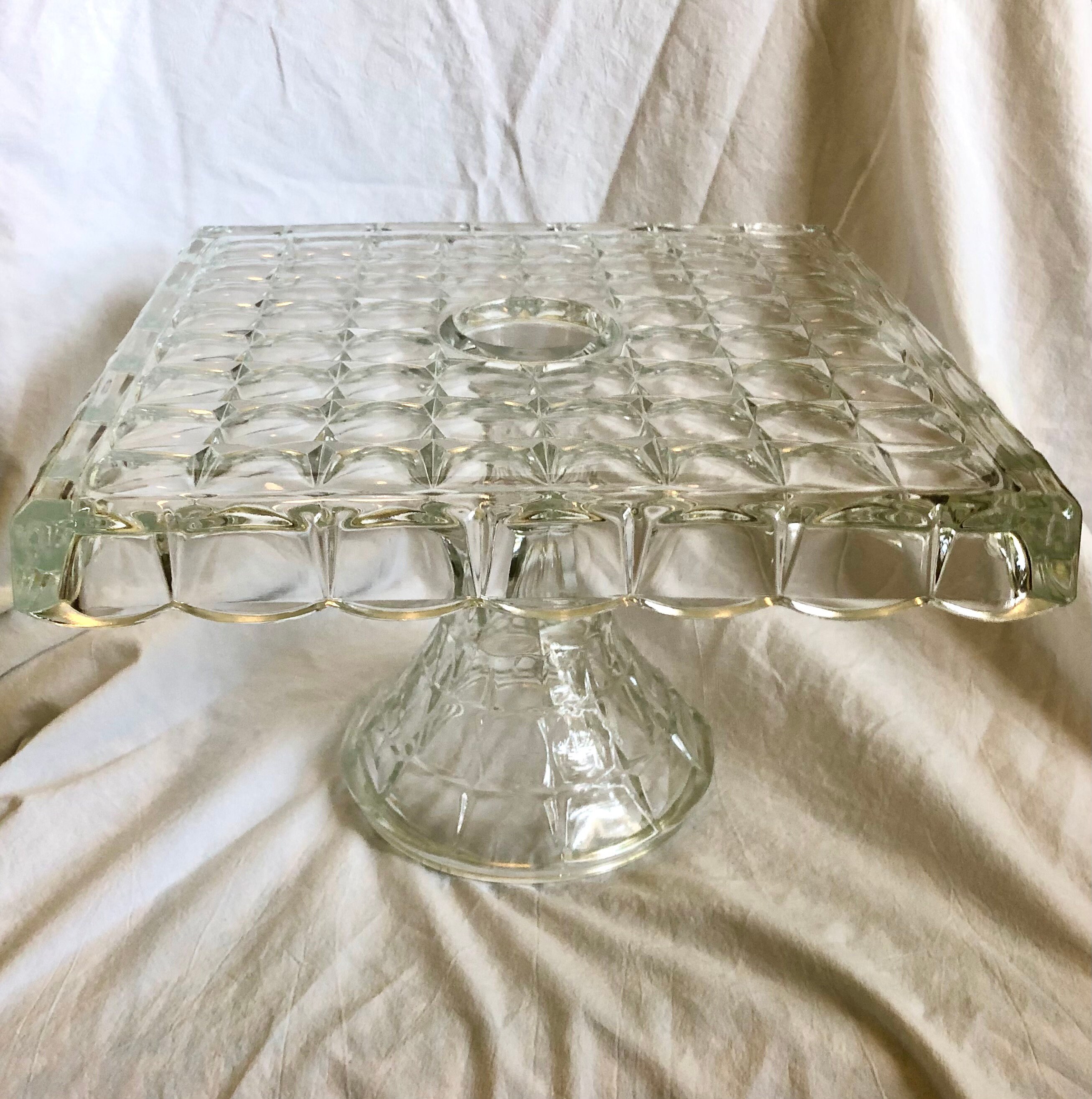 Indiana Glass Constellation Cake Stand - Etsy