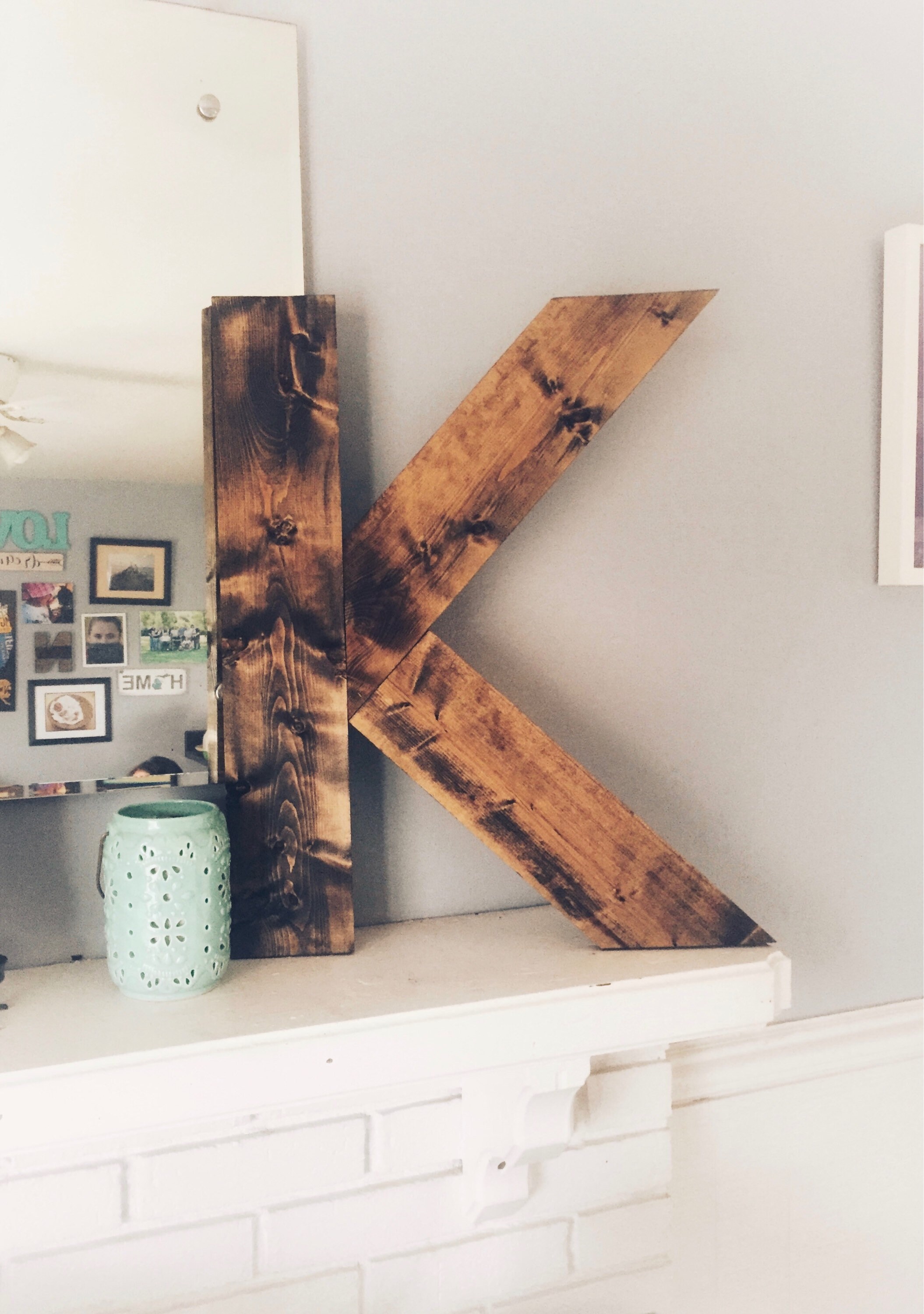 Large Wooden Letter Rustic Wood Letter Farmhouse Wood - Etsy