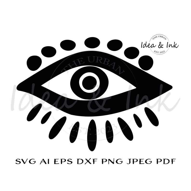 Evil Eye Svg, Turkish Eye Svg, Boho Eye SVG, Celestial, Devil Eye ...
