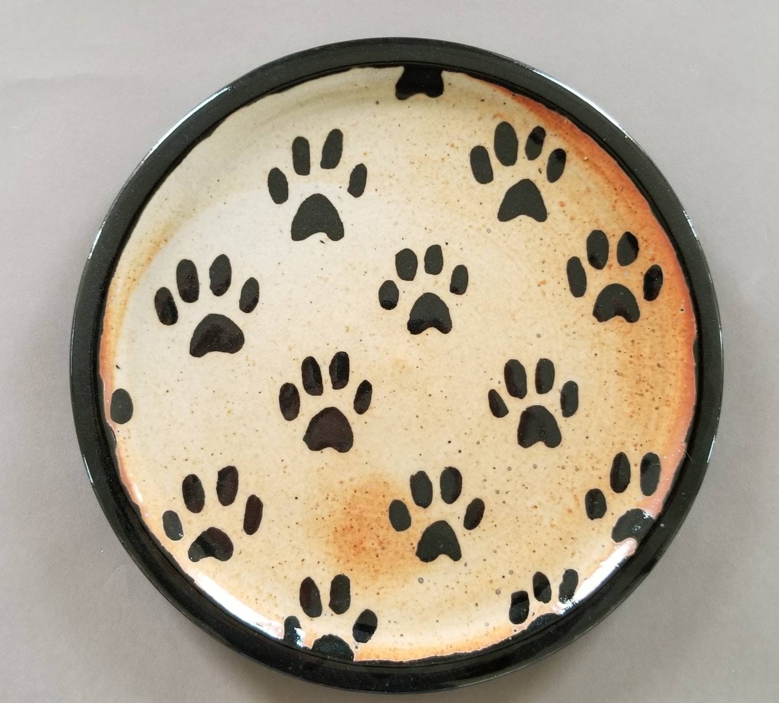 Paw Print Plates - Etsy