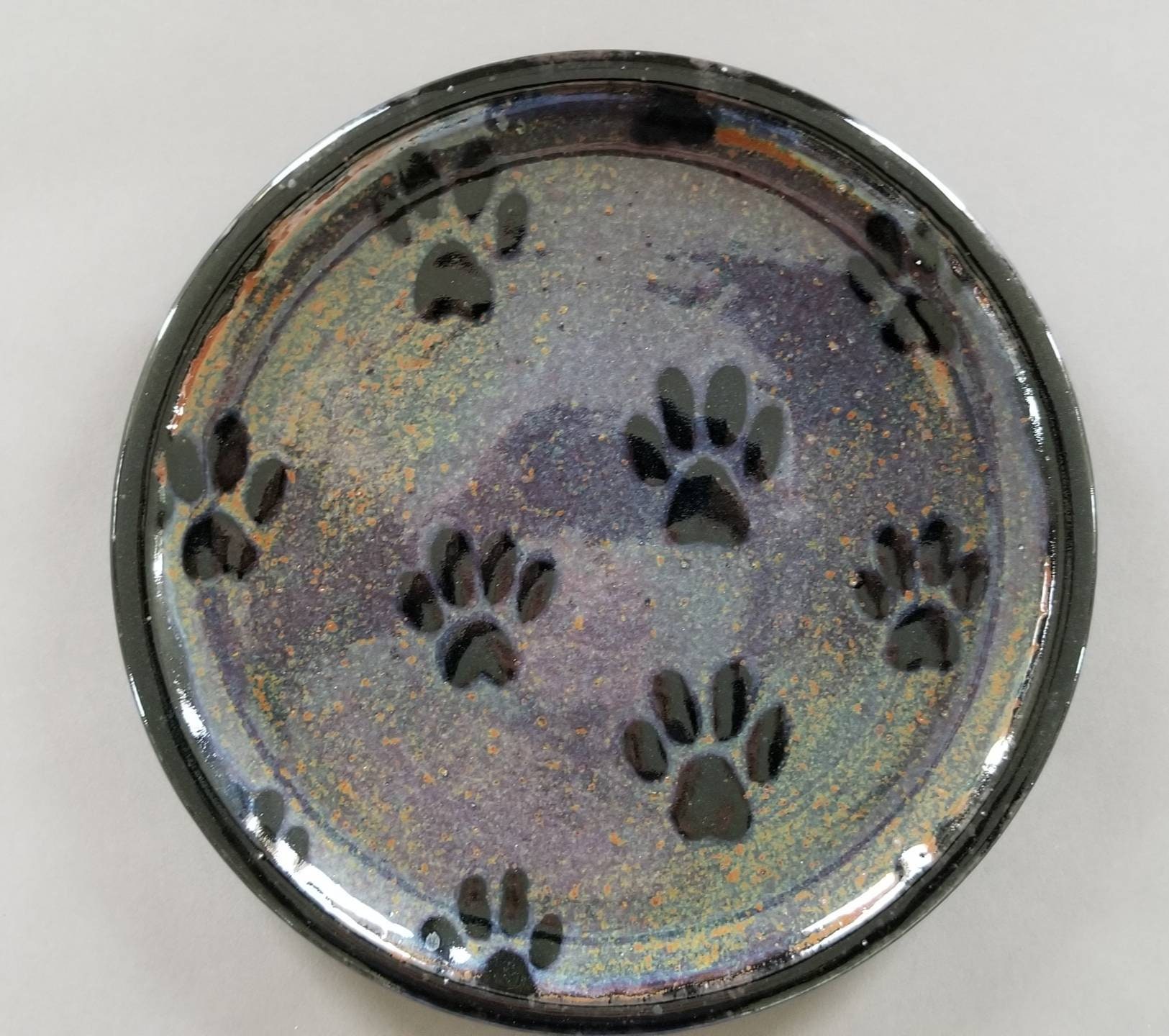 Paw Print Plates - Etsy