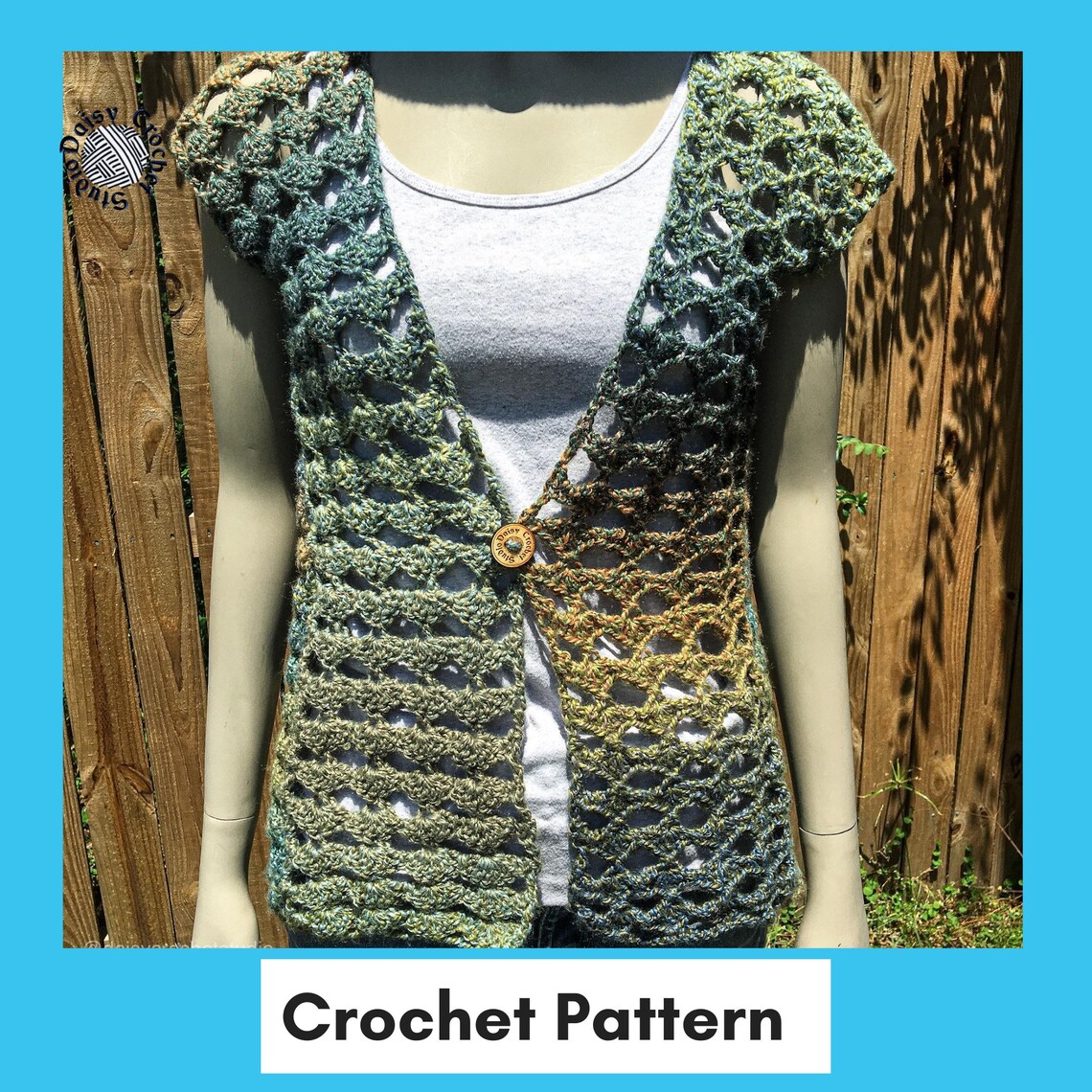 June Crochet Vest Pattern Crochet Pattern Crochet Shirt | Etsy