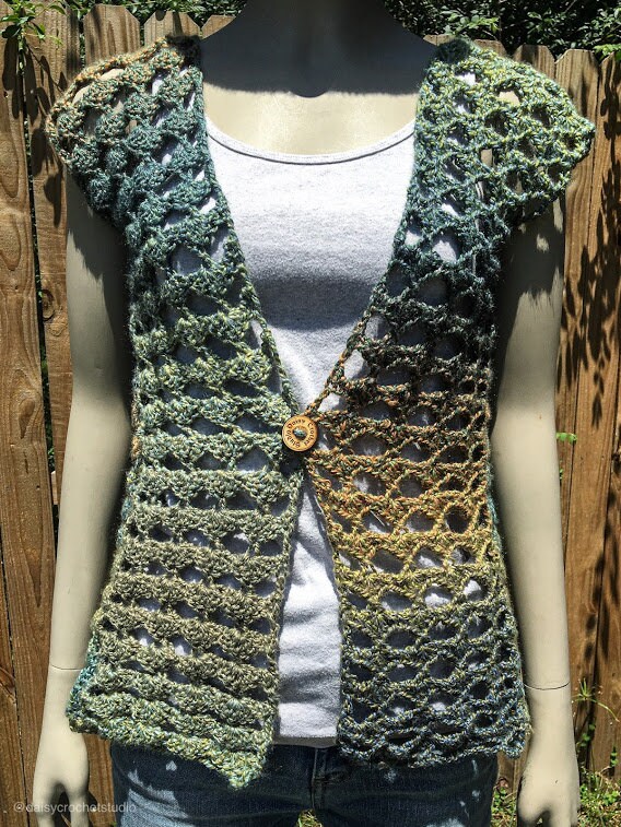 June Crochet Vest Pattern Crochet Pattern Crochet Shirt Pattern DIY ...