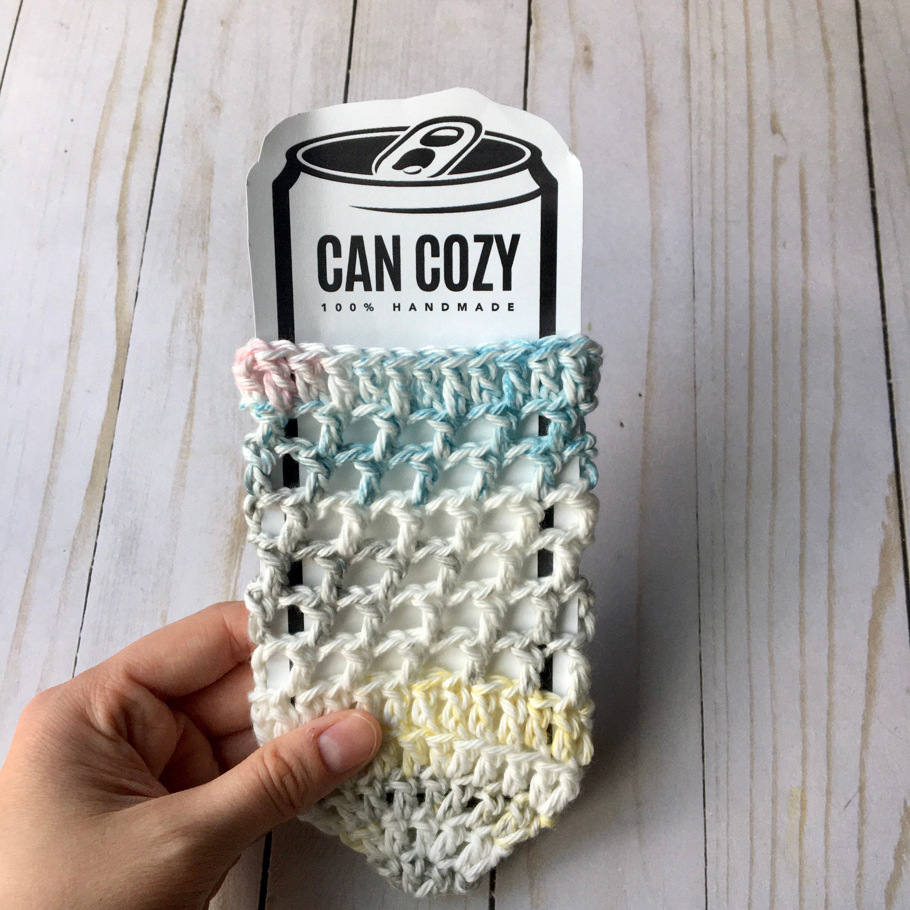 The Clawzy Coozy Crochet Pattern skinny Can Cozy Pattern Crochet Cozy ...