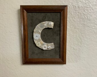 Letter C Buttons - Etsy