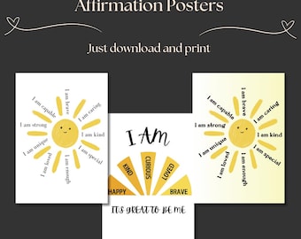 IT'S OK Affirmation Posters for Kids - Etsy