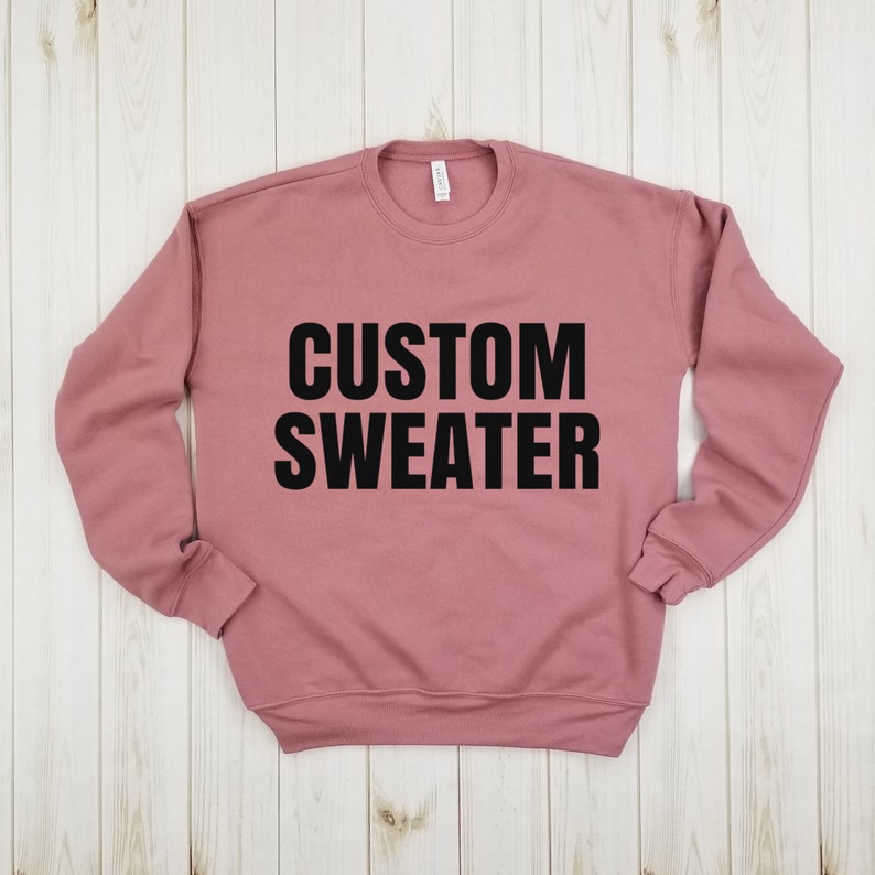 Suéter personalizado suéter personalizado crear su propio | Etsy