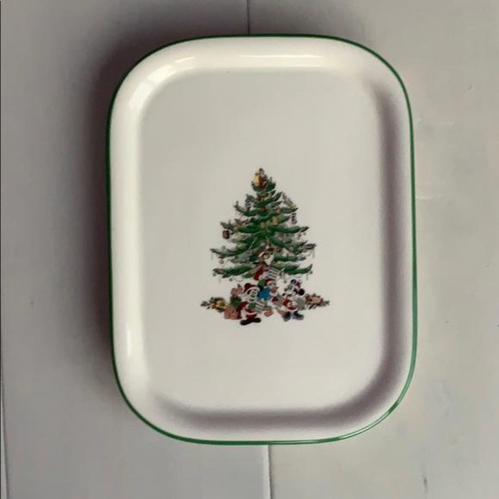 Spode - Disney Christmas Cheese Dish With Lid - Etsy