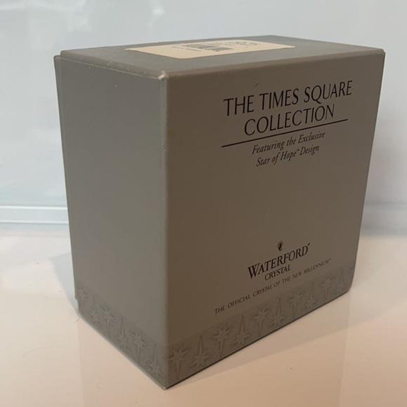 Waterford Crystal - Times Square Star Ball Ornament, Year 2000 - Etsy