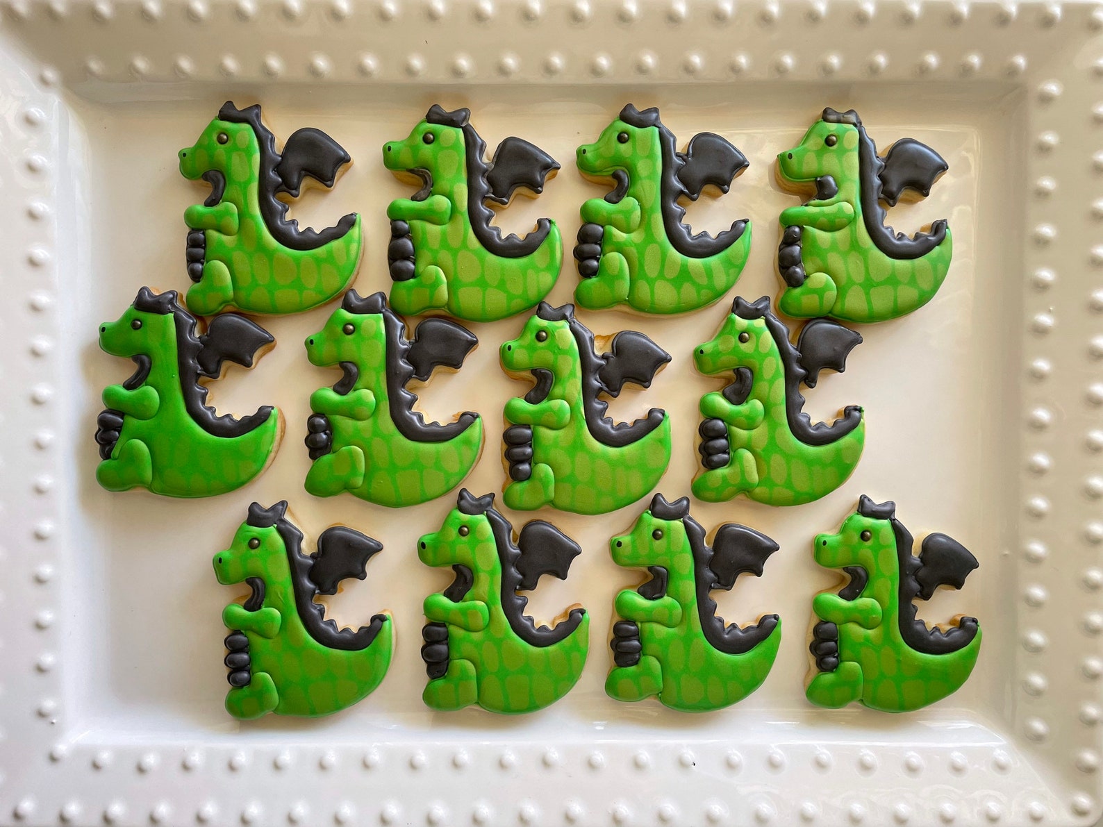 12 Dragon Sugar Cookies Dragones Dragon Party - Etsy