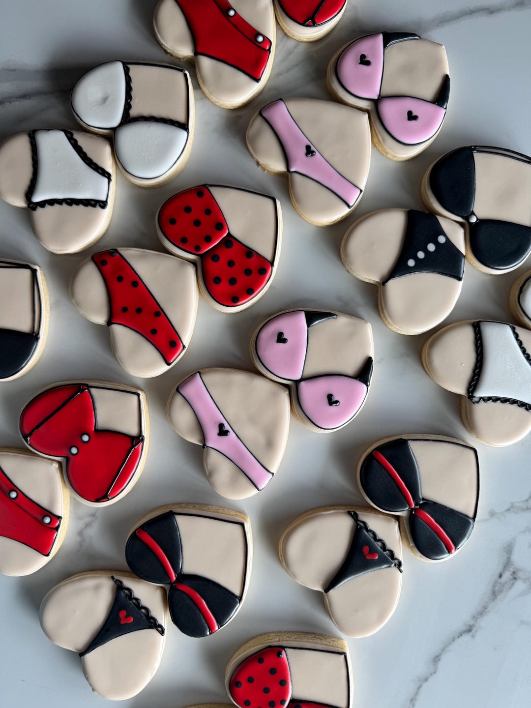 12 Lingerie Sugar Cookies, Bachelorette Theme, Bride to Be, Girls Night ...