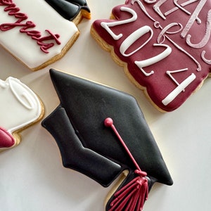 12 Graduation Sugar Cookies, Graduation Cookies, Graduation, Class of ...