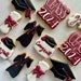 12 Graduation Floral Cookies, Prom Cookies, Senior Sugar Cookies, Class ...